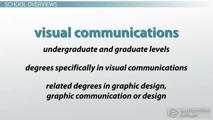 Top 10 Schools for Visual Communication
