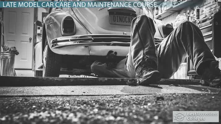 Car Maintenance Courses and Classes
