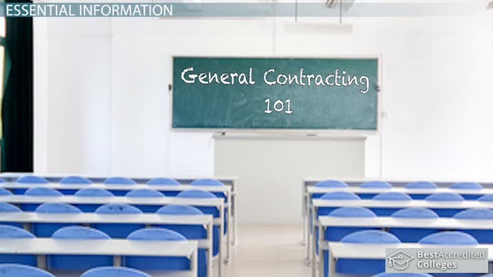 Online General Contractor Courses, Classes and Training Programs